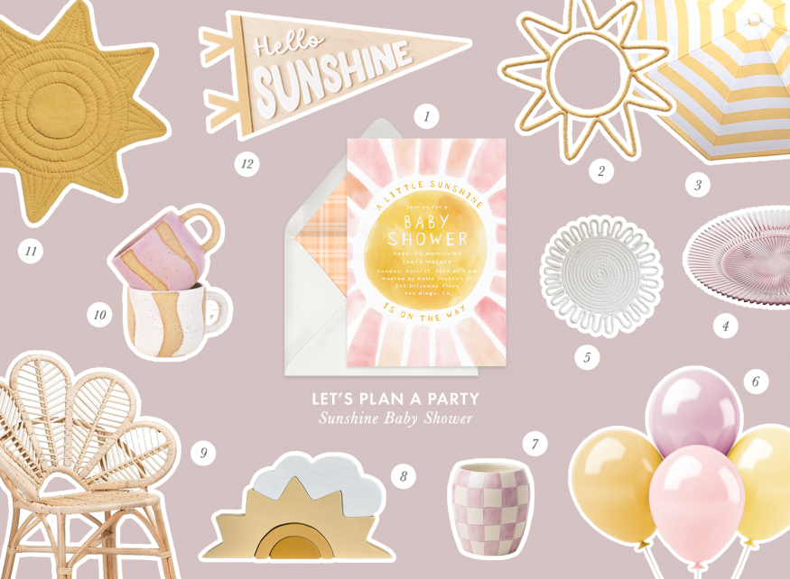 How to Host a Sunshine Baby Shower: Inspiration for Decor, Themes, and ...