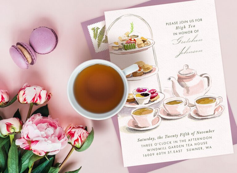 12 Sweet and Elegant High Tea Party Ideas for Adults - STATIONERS