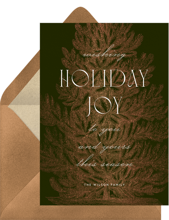 Classic Tree Cards | Greenvelope.com