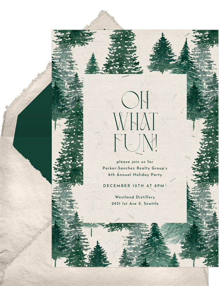 Forest Fête Invitations | Greenvelope.com