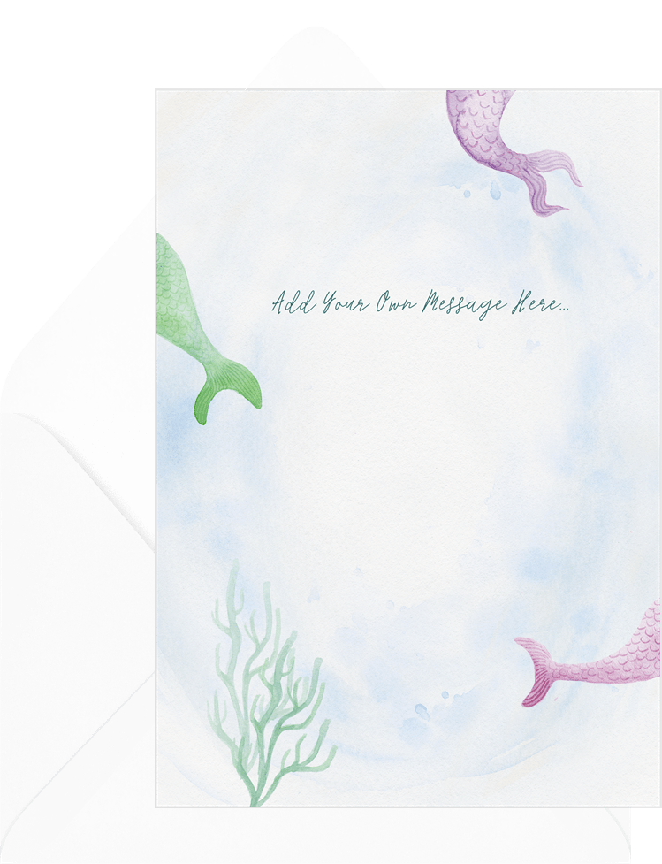 Mermaid Invitations Template Teens