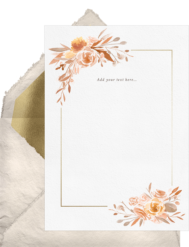 Pretty Border For Invitations