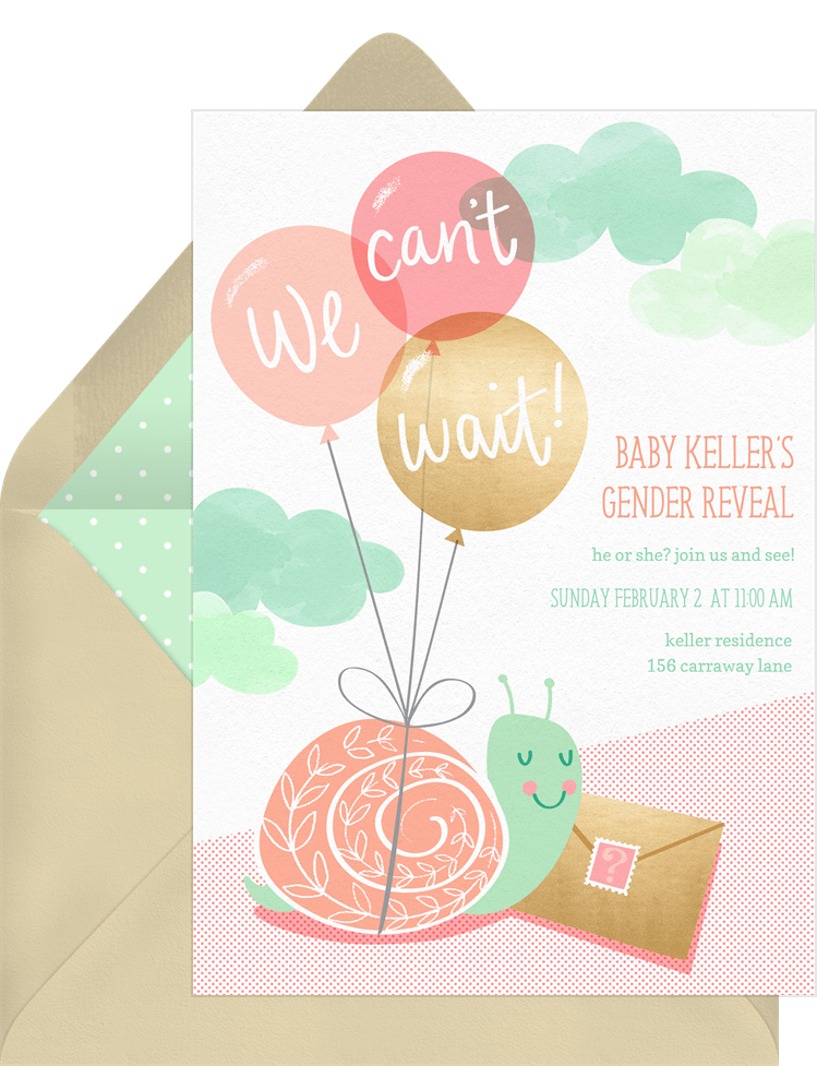 We Can't Wait! Invitations | Greenvelope.com