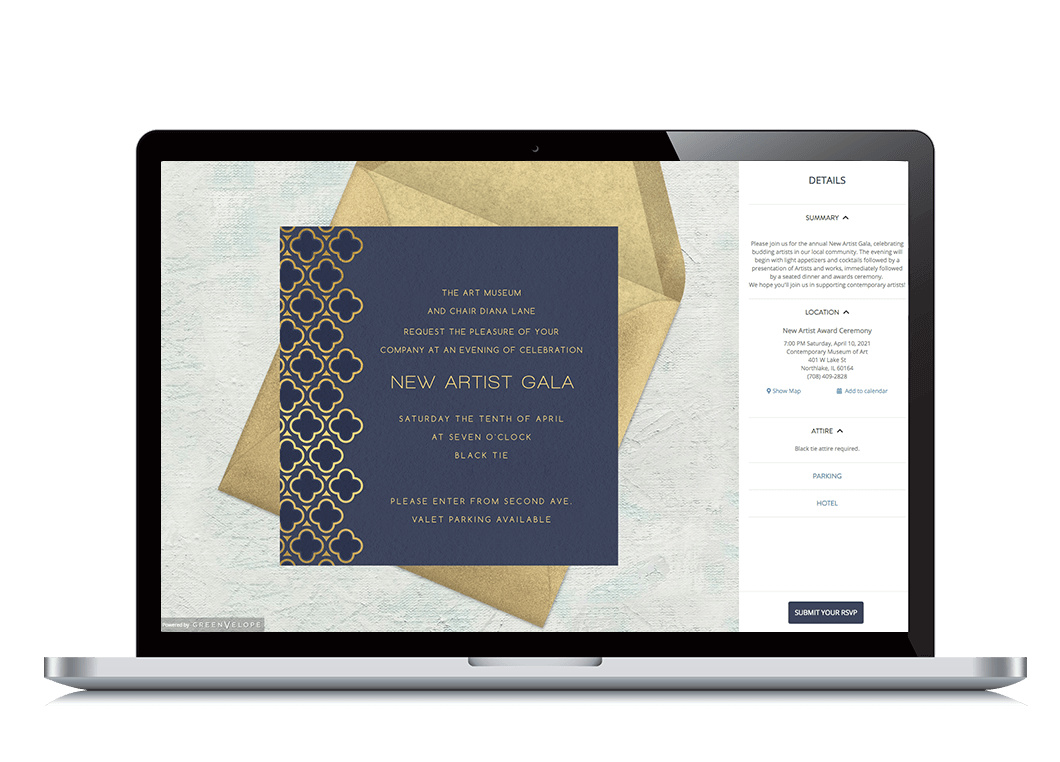 Email Online Business Invitations that WOW! | Greenvelope.com